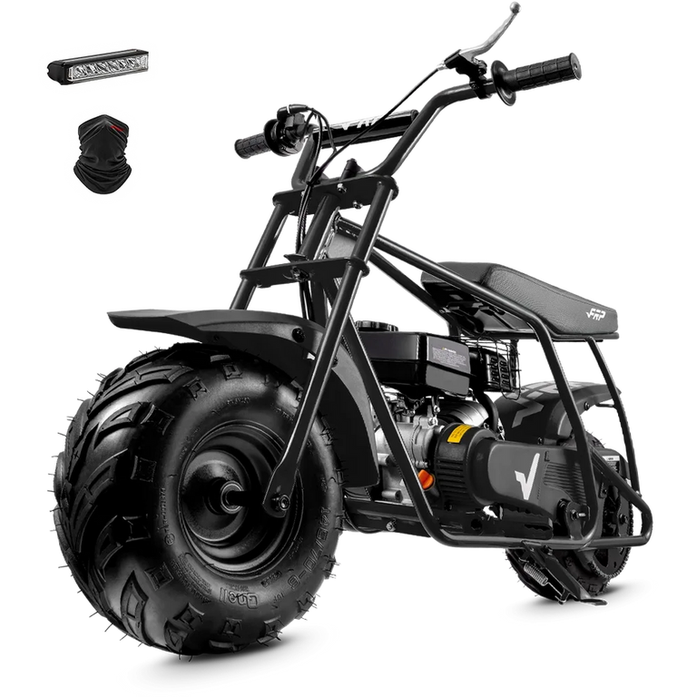 FRP Mini Bike GMB100 99cc Gas | 24 MPH, 30 Mile Range, 220lb – Renovomotors