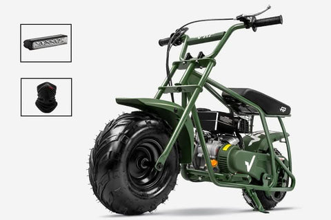 FRP Mini Bike GMB100 99cc Gas | 24 MPH, 30 Mile Range, 220lb – Renovomotors