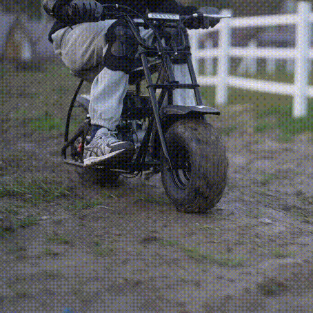 FRP Mini Bike GMB100 99cc Gas | 24 MPH, 30 Mile Range, 220lb – Renovomotors